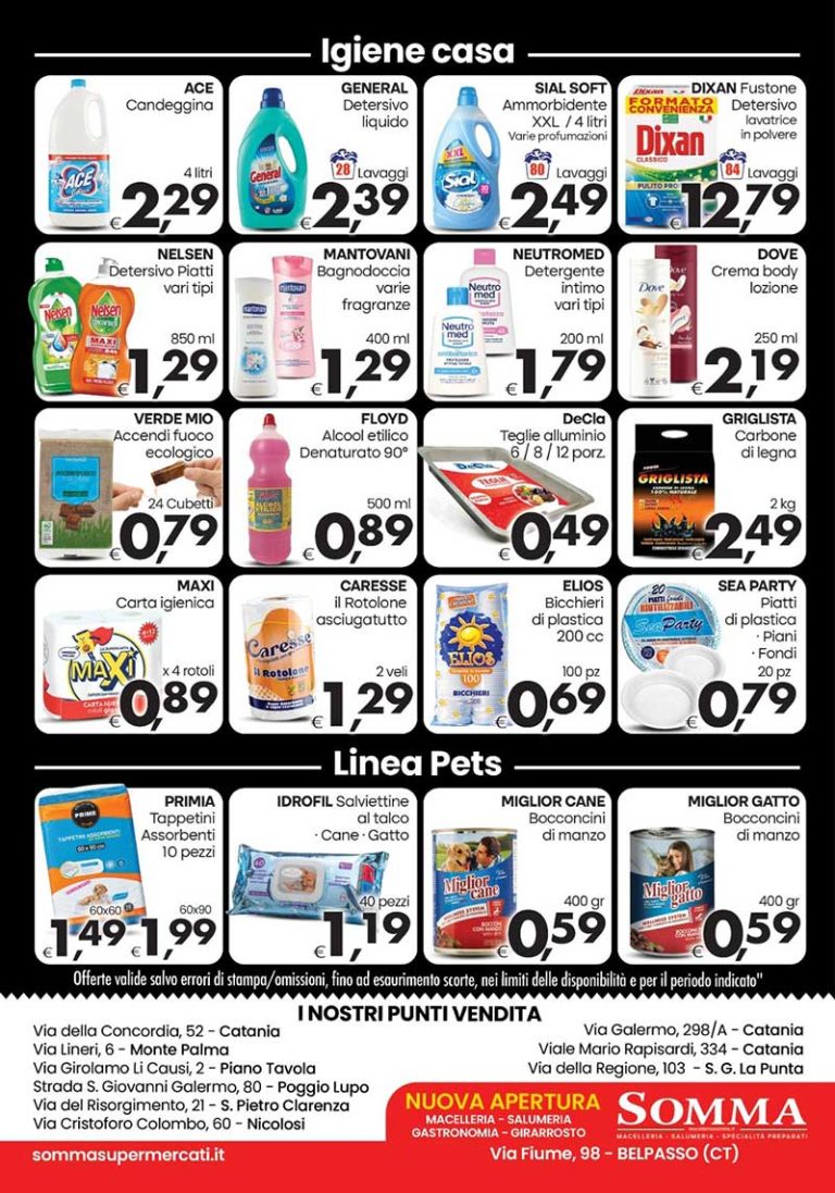 Volantino - Somma Supermercati